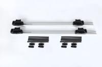 China Universal Aluminum Roof Rack Crossbar 127cm 5kg Set OEM Van Roof Bars for sale