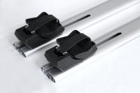 China Universal Aluminum Roof Rack Crossbar 127cm 5kg Set OEM Van Roof Bars for sale