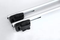 China Universal Aluminum Roof Rack Crossbar 127cm 5kg Set OEM Van Roof Bars for sale