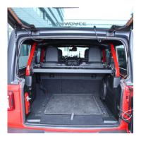 China Bolt-On Trunk Storage Shelf for Jeep Wrangler JL JK 1130x70x620mm Aluminum Alloy for sale
