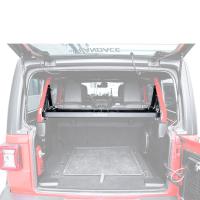 China Powder Coating Aluminum Alloy Trunk Storage Shelf for Jeep Wrangler JL JK 2013-2017 1130x70x620mm for sale