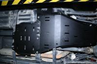 China Wrangler JK JL 8mm Aluminum Alloy Engine Bottom Guard Plate Silver Splash Mud Flap for sale