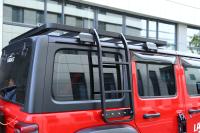 China Jeep Wrangler JL 2018-2023 Side Roof Climbing Ladder SUS304 Steel 833mm Easy Install for sale