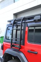China Jeep Wrangler JL 2018-2023 Side Roof Climbing Ladder SUS304 Steel 833mm Easy Install for sale