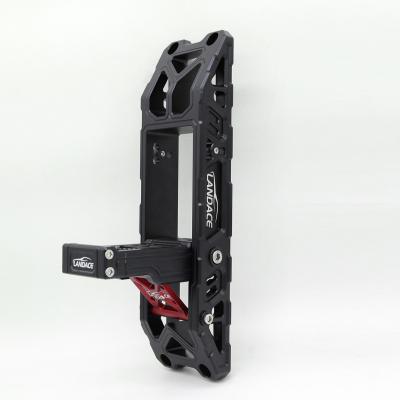 China Foldable Car Foot Pedal for Jeep Wrangler JL JK Hard Anodizing 330x86x55mm 4x4 Accessories for sale