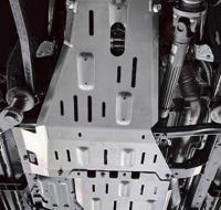 China Silver Aluminum Alloy Under Engine Cover for Wrangler JK JL Off-Road 4X4 Accessories 8mm Thick for sale