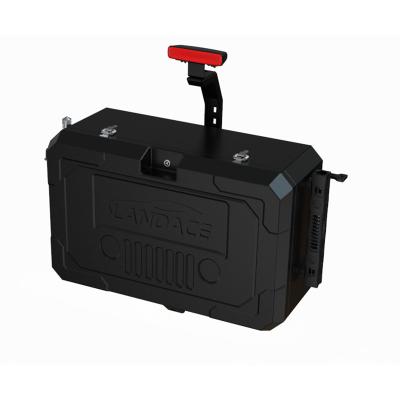 China Aluminum Alloy Tailgate Storage Box 700x450x317mm 30kg Capacity for BJ40 2013-2017 4x4 for sale