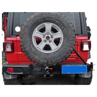 China Off-Road Universal Spare Wheel Carrier Hitch Mount 90x80x70cm Carbon Steel Black Powder Coating for sale