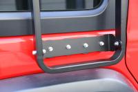 China SUS304 Steel Side Ladder for 18-23 Jeep Wrangler Rubicon 833x400x261mm Black for sale