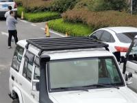 China Aluminum Alloy Flat Roof Rack for Toyota Land Cruiser LC79 1400x1320mm 21.5kg for sale