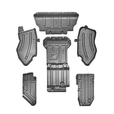 China 8mm Aluminum Alloy Under Engine Skid Plate for Jeep Wrangler JK JL 2013-2017 for sale