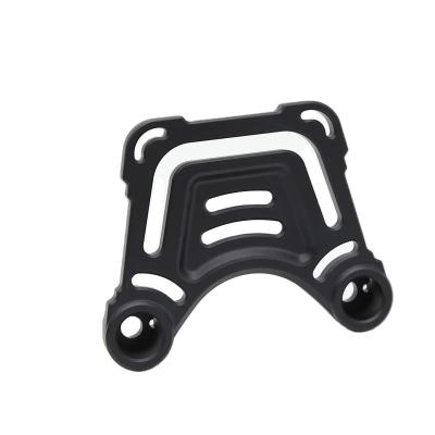 China Black CNC Machined Aluminum Light Mounting Brackets 134x107x25mm for 4x4 Vehicles 2013-2017 for sale