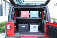 China Aluminum Alloy Trunk Storage Shelf for Wrangler JL JK 1130x70x620mm Powder Coated for sale