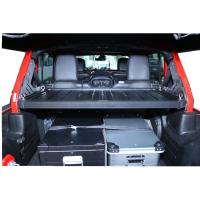 China Aluminum Alloy Trunk Storage Shelf for Wrangler JL JK 1130x70x620mm Powder Coated for sale