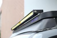 China Jeep Wrangler JL JK Aluminum Alloy Roof Rack 1500x1425mm Black Powder Coated Luggage Bracket for sale