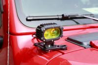 China CNC Machined Aluminum Light Mounting Brackets for Jeep Wrangler JL Tank 300 134x107x25mm for sale