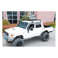 China Aluminum Roof Rack Platform 1400x1320x55mm for Toyota LC79 Pickup Ute Black for sale