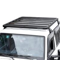 China Aluminum Roof Rack for Jeep Wrangler JL 2018-2022 1400x1320mm Black Powder Coated for sale