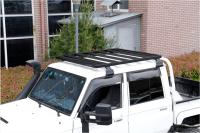 China Black Aluminum Alloy Universal Roof Rack Basket 2160x1320mm 200kg Capacity for 4x4 for sale