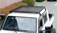 China Black Aluminum Alloy Universal Roof Rack Basket 2160x1320mm 200kg Capacity for 4x4 for sale