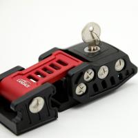 China Jeep Wrangler JL JK Alloy Aluminum Hood Lock Cover Latch with Key 0.35kg Set for sale