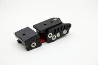 China Jeep Wrangler JL JK Alloy Aluminum Hood Lock Cover Latch with Key 0.35kg Set for sale