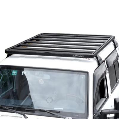 China 1400x1320mm Aluminum Alloy Flat Roof Rack for 4x4 Vehicle Custom Logo for sale