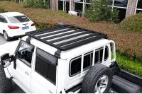 China 1400x1320mm Aluminum Alloy Flat Roof Rack for 4x4 Vehicle Custom Logo for sale