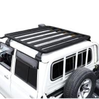 China Toyota Land Cruiser LC79 Roof Rack 1400x1320mm Aluminum Alloy Black Powder Coating for sale
