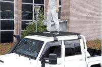 China Aluminum Roof Rack for Toyota Land Cruiser LC79 1400x1320mm Custom Logo 4x4 for sale