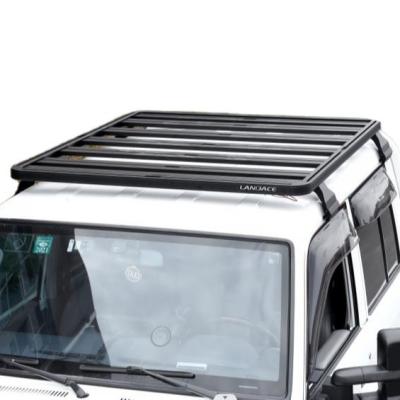 China Custom Detachable Aluminum Alloy Roof Rack for Toyota Land Cruiser LC79 1400x1320mm for sale