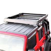 China Roof Rack Basket for Jeep Wrangler Aluminum Alloy Steel 1455x1425x113mm 37.5kg for sale