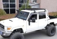 China Powder Coating Roof Rack for Toyota Land Cruiser LC79 Hardtop 200kg Capacity Aluminum Alloy for sale
