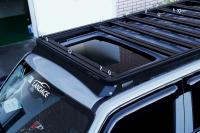 China Jeep Wrangler Side Ladder Retrofit Kit 833x400x261mm Black Steel for 2013-2017 for sale