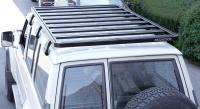 China Universal 4x4 SUV Roof Rack 2100x1300mm Aluminum Alloy Black for Y60 for sale