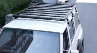 China Universal 4x4 SUV Roof Rack 2100x1300mm Aluminum Alloy Black for Y60 for sale