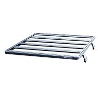 China Universal Flat Roof Rack for Short Hardtop Cars 1500x1425x55mm Aluminum Alloy Black for sale