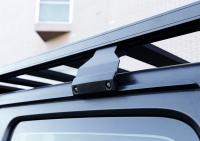 China Universal Flat Roof Rack for Short Hardtop Cars 1500x1425x55mm Aluminum Alloy Black for sale