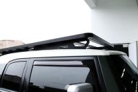 China Aluminum Alloy Roof Rack for Toyota FJ Cruiser 2235x1380mm 200kg Capacity Black Powder Coated for sale