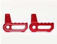 China Red Hardtop Roof Removal Switch Handle for Jeep Wrangler JK JL 102x76x23mm Aluminum Alloy for sale