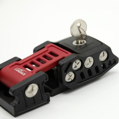 China Jeep JL Customization 2X Aluminum Hood Latch Lock Catch Buckle with Anodizing Surface for sale