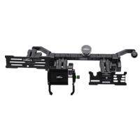 China Aluminum Alloy Dashboard Mount for YAESU FM Transceiver Base Station Car Mobile Radio 360mm for sale