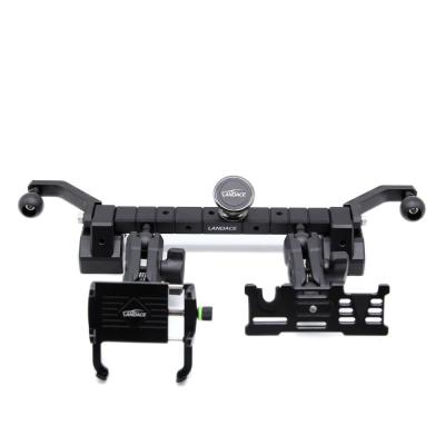 China Aluminum Alloy Car Sliding Rail Phone Bracket for Jeep Wrangler JL Dash Board GPS Holder 1.9kg for sale