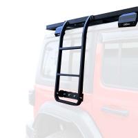 China SUS304 Double Side Ladder Car Roof Ladder for Jeep Wrangler JK JL 833mm for sale