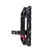 China Jeep Wrangler Door Hinge Folding Foot Peg Pedal Step Aluminum Alloy 330mm Red Black for sale