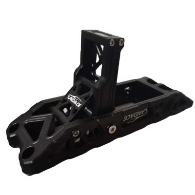 China Jeep Wrangler Black Anodized Aluminum Foot Rest Pegs 330mm Easy Install Climbing Door Step for sale