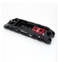 China Jeep Wrangler Black Anodized Aluminum Foot Rest Pegs 330mm Easy Install Climbing Door Step for sale