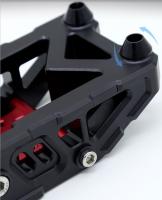 China Jeep Wrangler Black Anodized Aluminum Foot Rest Pegs 330mm Easy Install Climbing Door Step for sale
