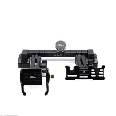 China Aluminum Alloy Black Center Console Phone Holder Mount for Jeep Wrangler 262x488x96mm for sale