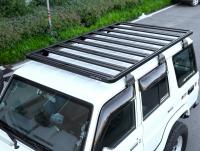 China Powder Coating Aluminum Roof Rack for Toyota Land Cruiser LC76 200kg Capacity 2160x1320mm for sale